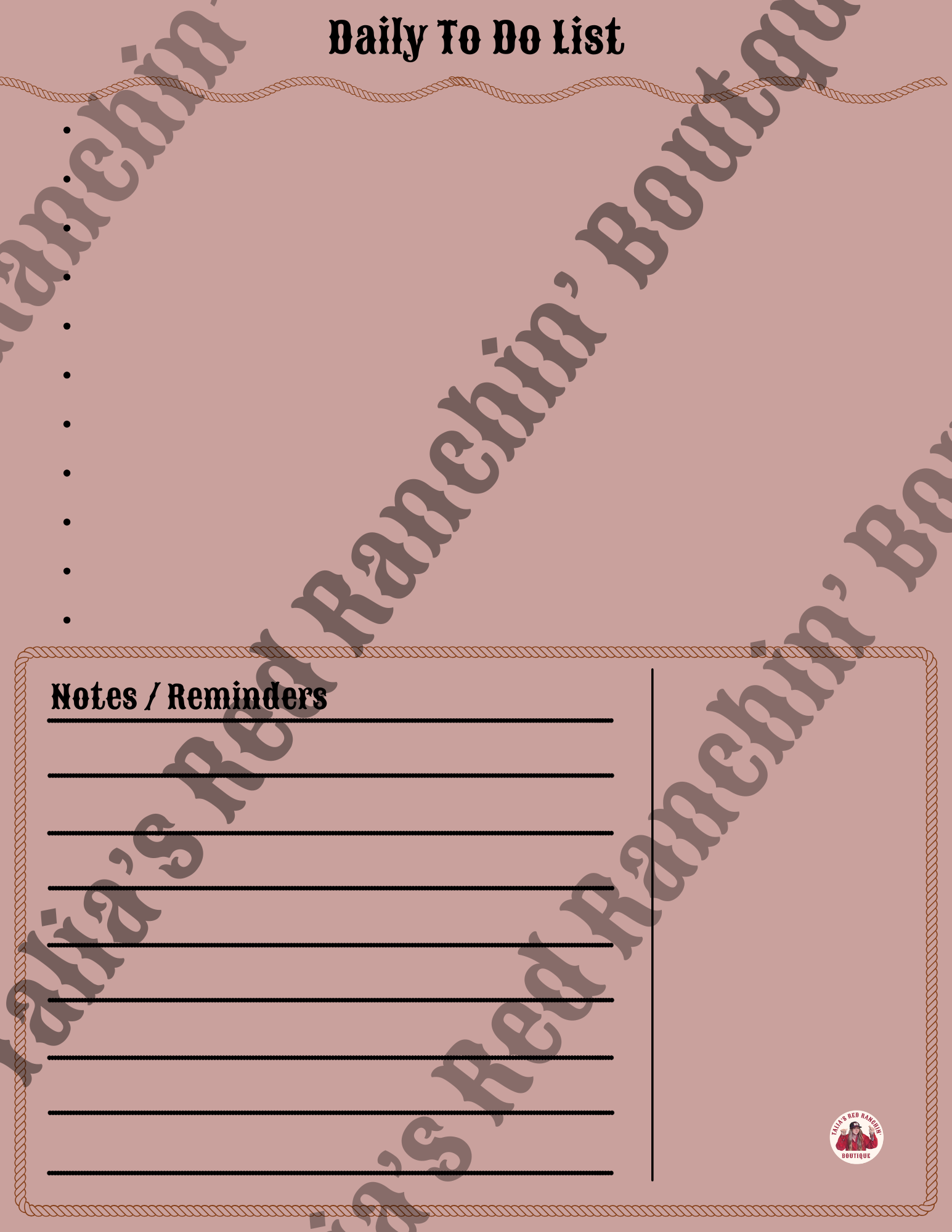 Digital Tools – Talia's Red Ranchin' Boutique